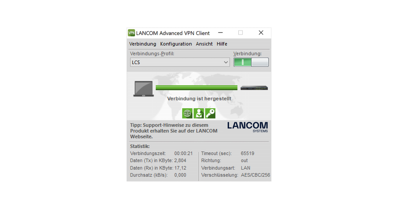 LANCOM Advanced VPN Client Windows: LANCOM Systems GmbH